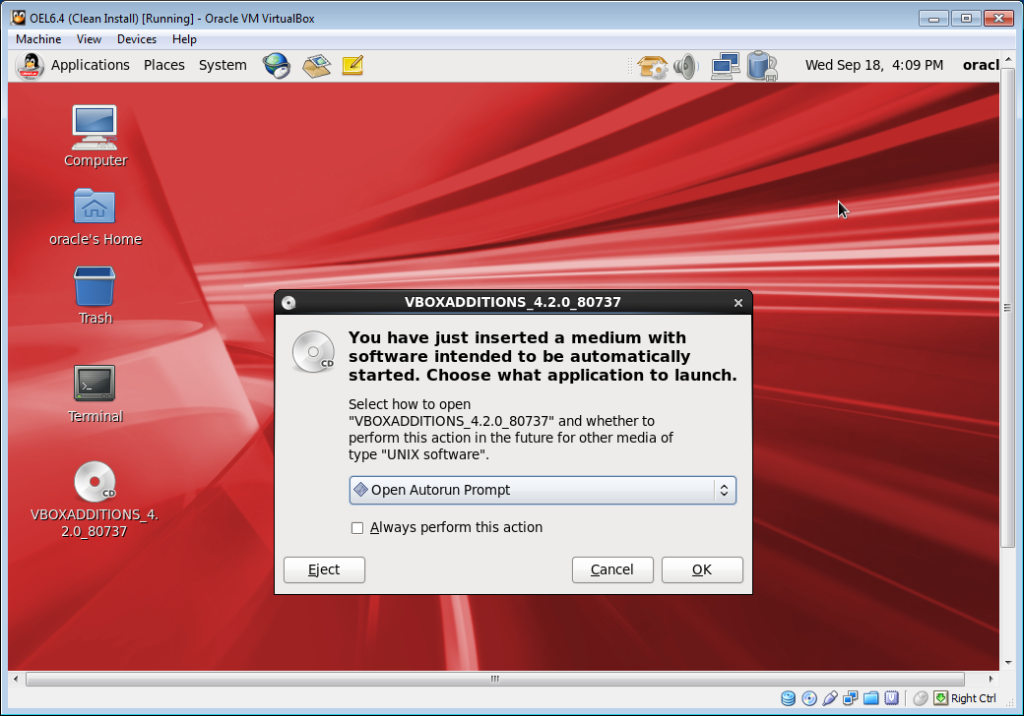 How to Install Virtualbox Guest additions for Oracle Enterprise Linux 6